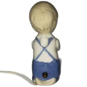 None | Art | Vintage 95s 50s Ceramic Praying Boy Child Night Light ...